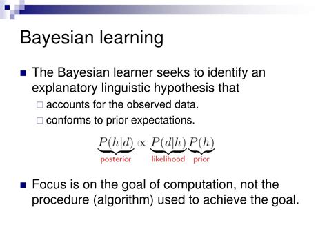 PPT A Bayesian Approach To Word Segmentation Theoretical And Experimental Results PowerPoint