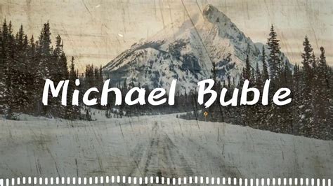 Michael Bublé Sway Lyrics Video YouTube