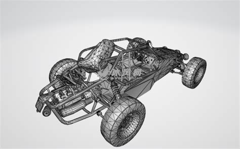 游戏周边 蹦蹦车stl文件下载 机械设备3d打印模型 沐风创客云平台