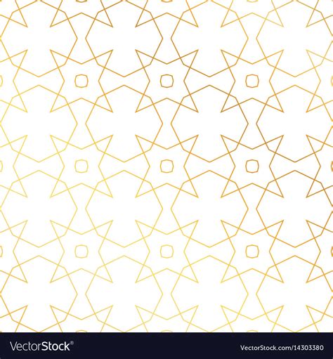 Abstract Golden Geometric Pattern Background Vector Image