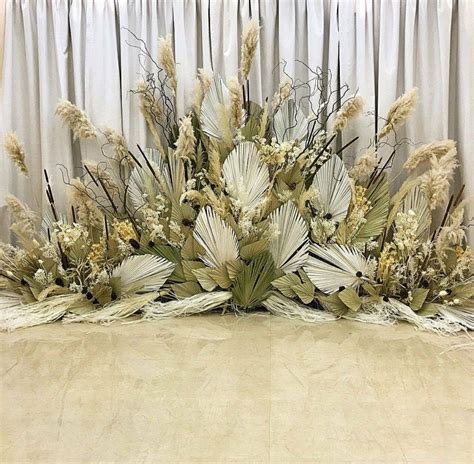 Dried Palm Pampas Grass Wedding Backdrop Artofit