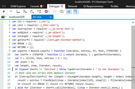 Internet Explorer Angular 4 Application Crashes In Ie11 Stack Overflow