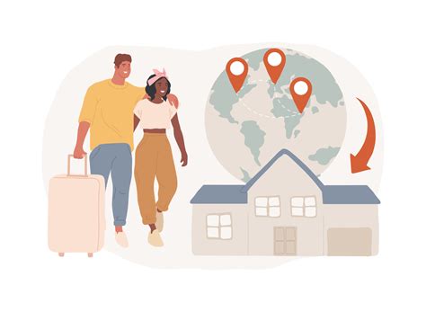 Return Migration Isolated Concept Illustration 46479117 Vector Art At