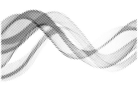 Free Vector | Black abstract wave style grunge halftone pattern texture background