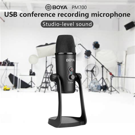 Usb Computer Live Streaming Microphone Flexible Polar Pattern Bi Directional Omni Directional