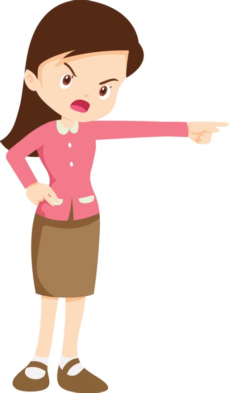 Expressing Anger And Emotion Angry Cartoon Character 34597677 Png