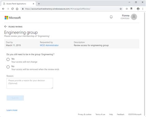 Review Your Access To Groups And Apps In Access Reviews Microsoft Entra