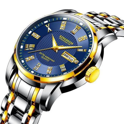 RMEGA Coffret Cadeau Montre Homme Montre Chic Montre Pour Homme
