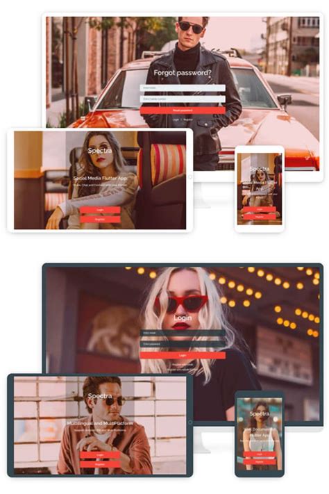 Spectra Social Media Flutter App Android Ios Pwa Codemarket