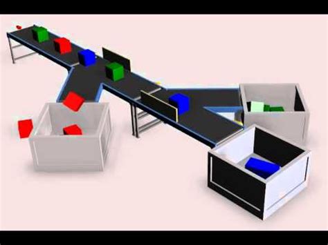 Color Based Sensor Conveyor Simulation YouTube