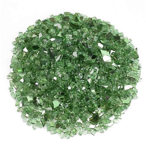 Evergreen Reflective Fire Glass 10lb Jar