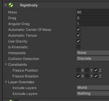 Freeze Rotation Unity Engine Unity Discussions