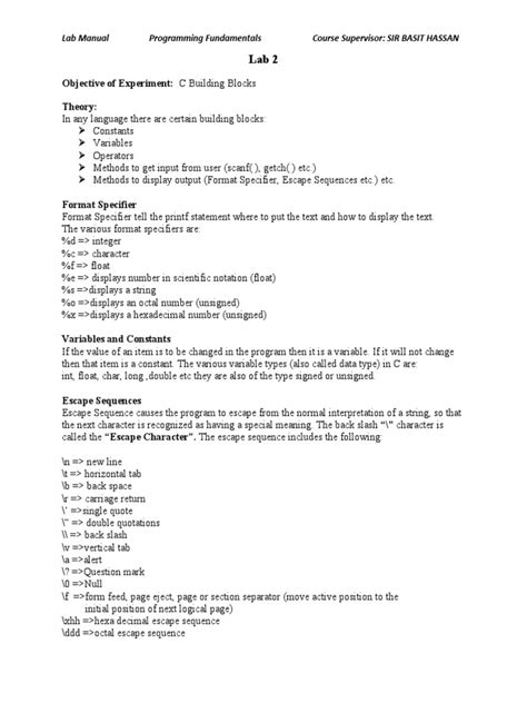 Lab 2 Pf Pdf