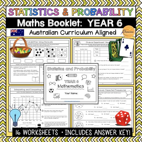 Statistics Probability Booklet Year Resources For Teaching