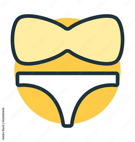 String Bikini Vector Icon Stock Vector Adobe Stock