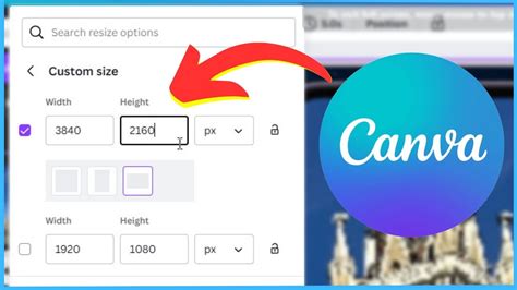 how to resize images on canva [easy way] step by step tutorial youtube