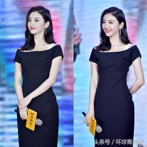 景甜出席某活動，身材真不錯，顏值也美的冒泡。 每日頭條