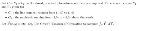 solved let c c1 c2 be the closed oriented