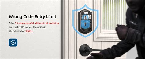 Teeho Te002l Fingerprint Door Lock With 2 Lever Handles Keyless Entry