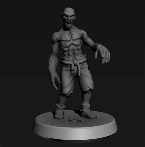 Free Stl File Dandd Zombie 🧟・3d Print Model To Download・cults