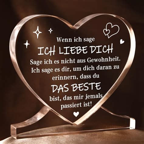 Juratar Ich Liebe Dich Geschenke Für Frauenmänner Hochzeitstag