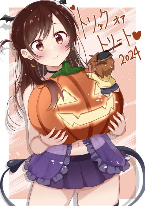 Mizuhara Chizuru And Kinoshita Kazuya Kanojo Okarishimasu Drawn By