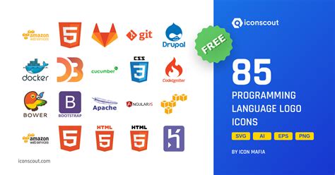 Download Programming Language Logo Icon Pack Available In Svg Png