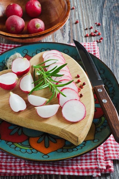 Sliced Radish Stock Image Image Of Fruits Gourmet Rosemary 41338831