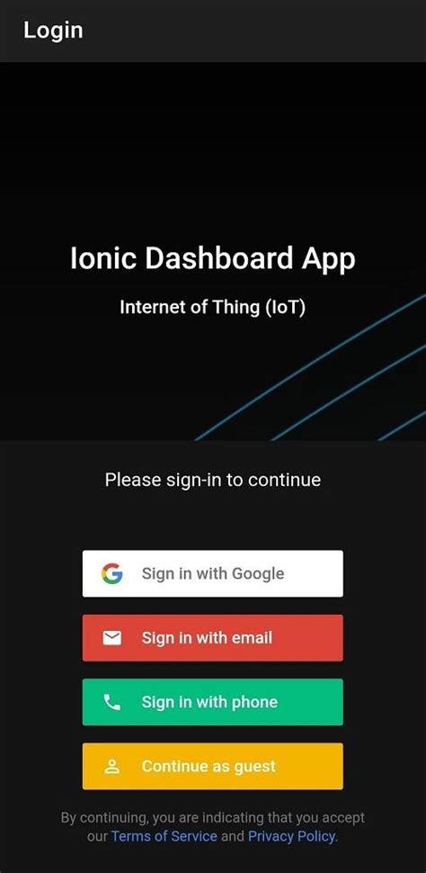 Ionic Dashboard App Apk For Android Download