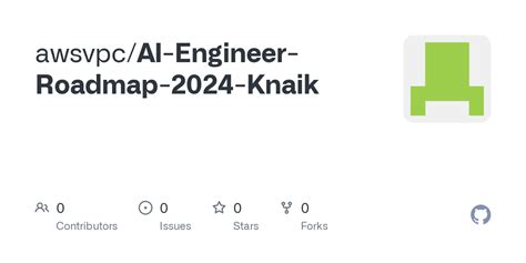 github awsvpc ai engineer roadmap 2024 knaik