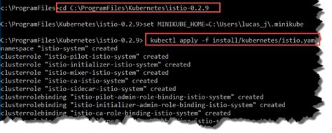 First Steps With Istio On Kubernetes On Minikube On Windows 10 Conclusion Amis Technology Blog