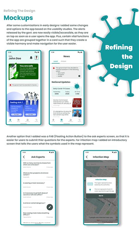 Covid Watch A Covid Portal And Tracking App On Behance