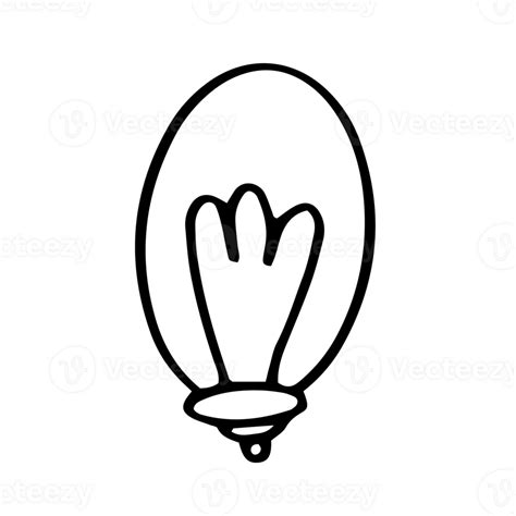 Hand Drawn Bulb Element 24188138 Png