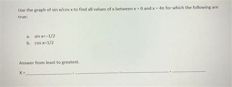 answered use the graph of sin x cos x to find… bartleby