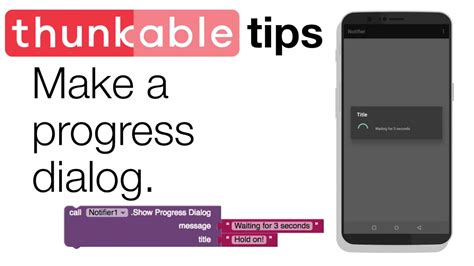 Thunkable Basics Create A Spinning Dialog Youtube
