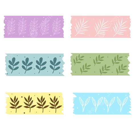 紙膠帶矢量圖 和紙膠帶 可愛的紙膠帶 和紙膠帶花卉主題png去背圖片素材免費下載，免摳圖設計圖案下載 Pngtree