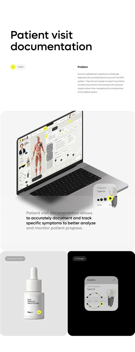 EHR Health UI UX Design Behance