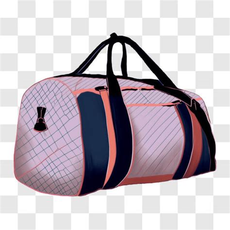 Download Versatile Pink And Blue Duffel Bag Png Online Creative Fabrica