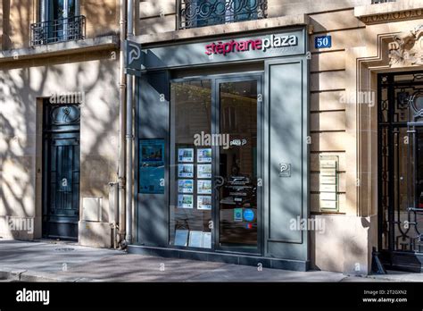 Exterior view of a Stéphane Plaza real estate agency Stéphane Plaza Immobilier is a French
