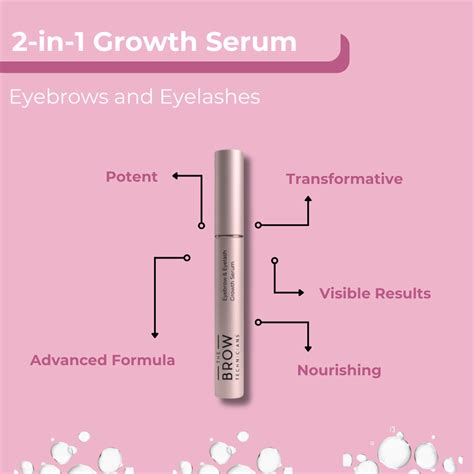 Eyebrow And Eyelash Growth Serum Fuller Brows And Luscious Lashes The