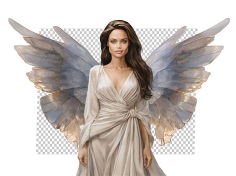 Premium Psd Angelina Firebird Leap On White Background