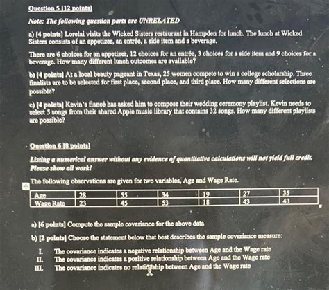 solved ouestion 5 [12 points] note the following question