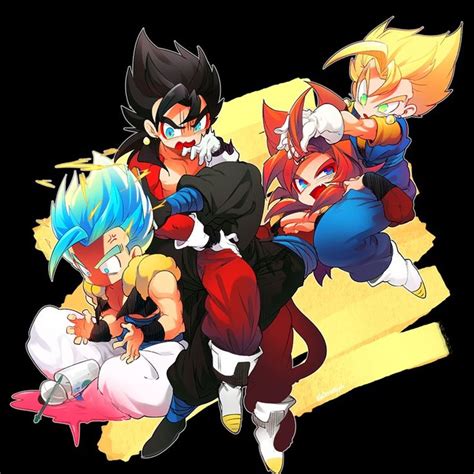 Pin De Myiwui♡ En Gogeta Xeno Y Furro 🐒 Personajes De Dragon Ball