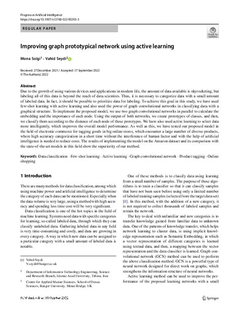 Pdf Improving Graph Prototypical Network Using Active Learning