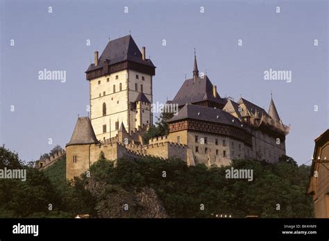 Karlstejn Castle Czech Republic Stock Photo Alamy