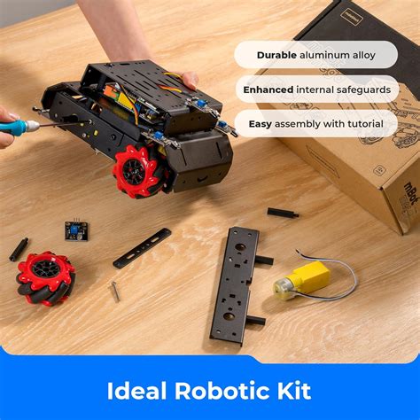Makeblock Mbot Mega Coding Robot Kit Con Ruedas Mecanum Aplicación Programable Robot De Control