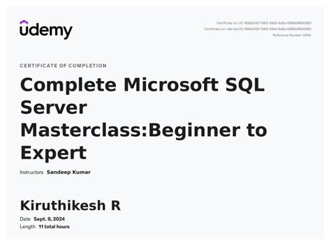 Kiruthikesh R On Linkedin Sql Dataanalytics Continuouslearning