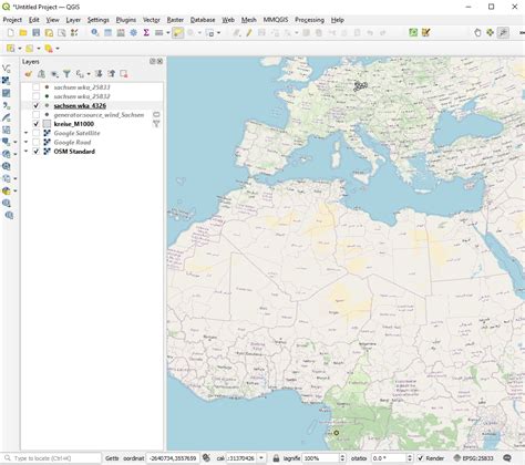 Geopandas Crs Units And Measures In Qgis Geographic