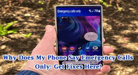 Why Does My Phone Say Emergency Calls Only Get Fixes Here