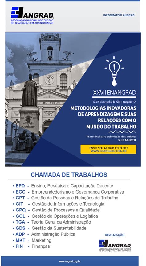 XXVII ENANGRAD A De Novembro De L Campinas SP